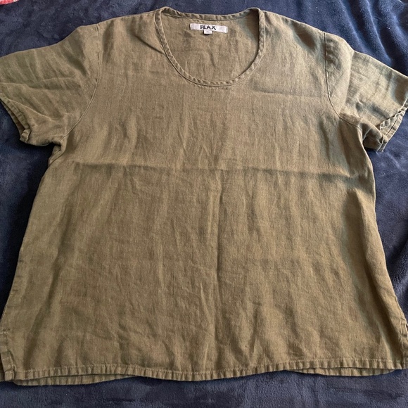 Flax | Tops | Flax Linen Tee | Poshmark